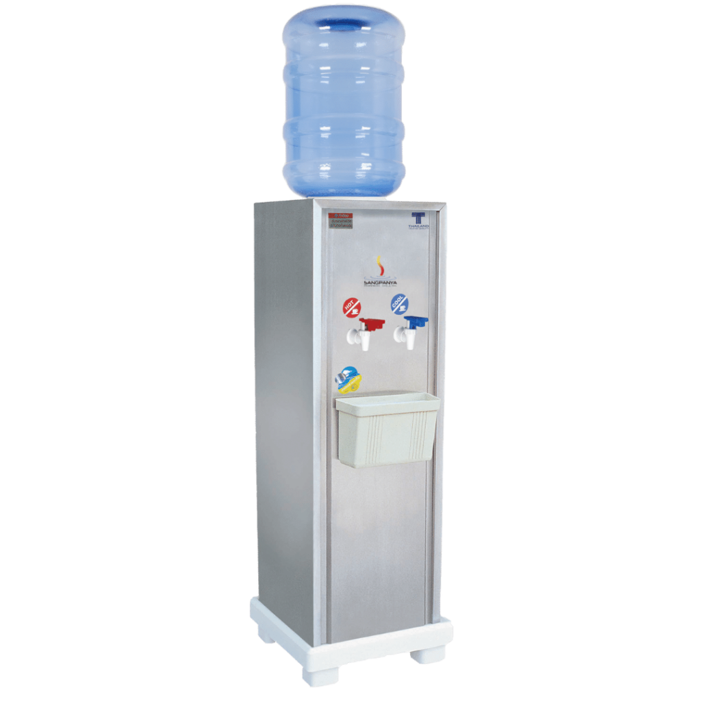 Hot and Cold Water Dispenser top load type Stainless steel 2 faucets ...